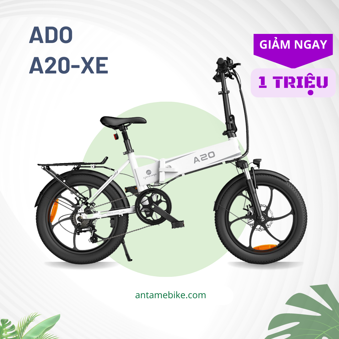 Xe đạp điện gấp gọn ADO A20-XE – An Tâm Ebike