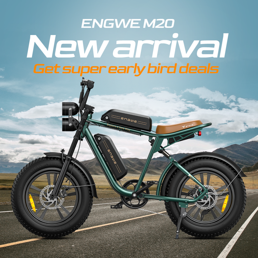 Engwe M20 chiếc xe điện phong cách mô tô offroad – An Tâm Ebike
