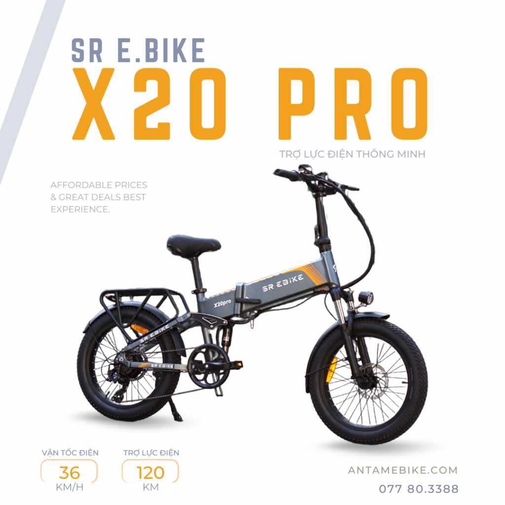 SR X20 Pro – New 2025 Bản nâng cấp quá hoàn hảo – An Tâm Ebike